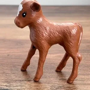Mattel | Toys | Barbie Farmer Doll Vet Brown Baby Cow Calf Replacement ...